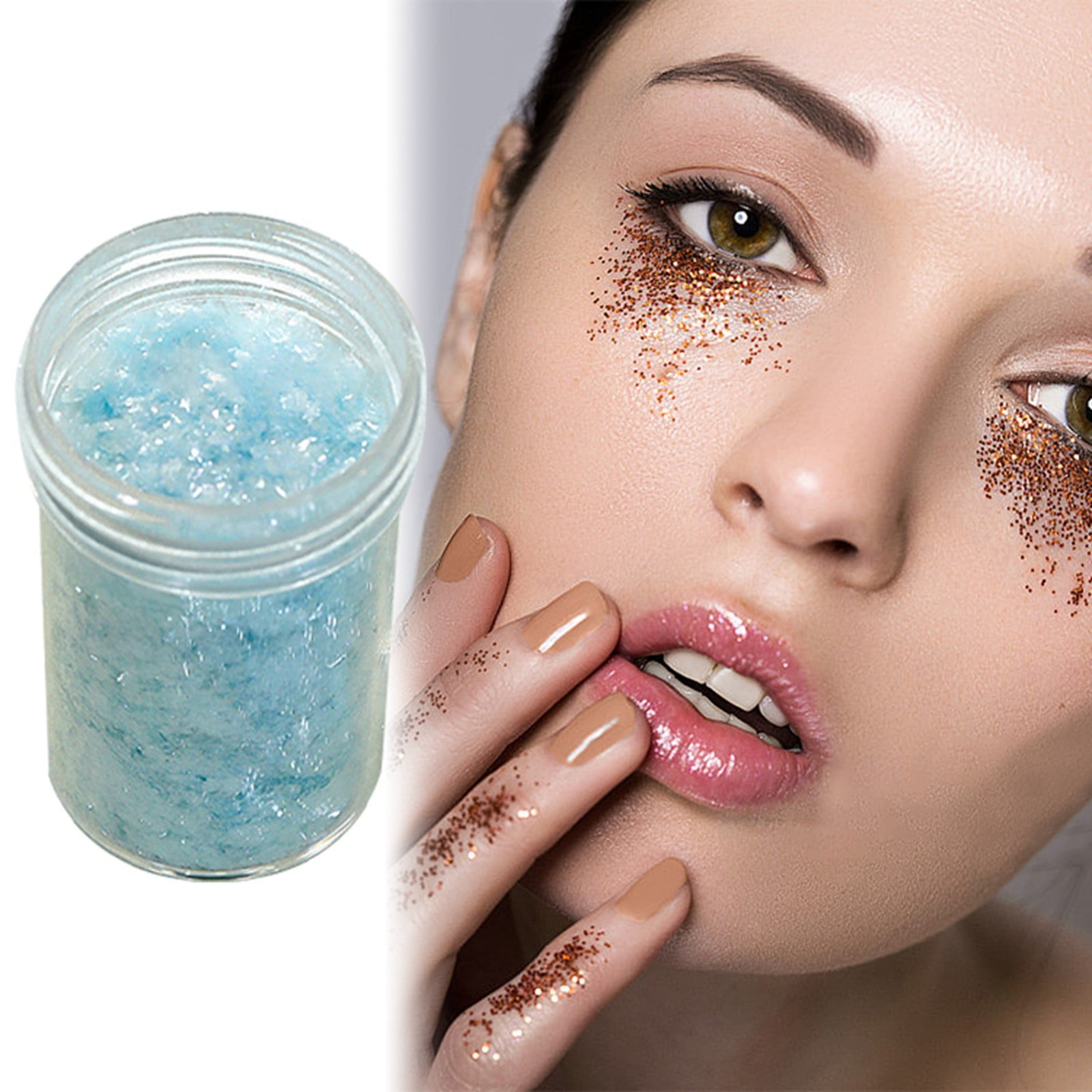 WEIXF New Nail Thin Mica Powder Net Red Sun Pure White Glitter Glitter ...