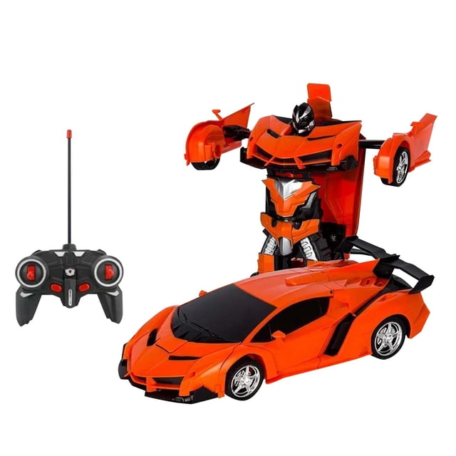 WEIXF Remote Control Transforming Robot Car Super Fast All Terrain ...