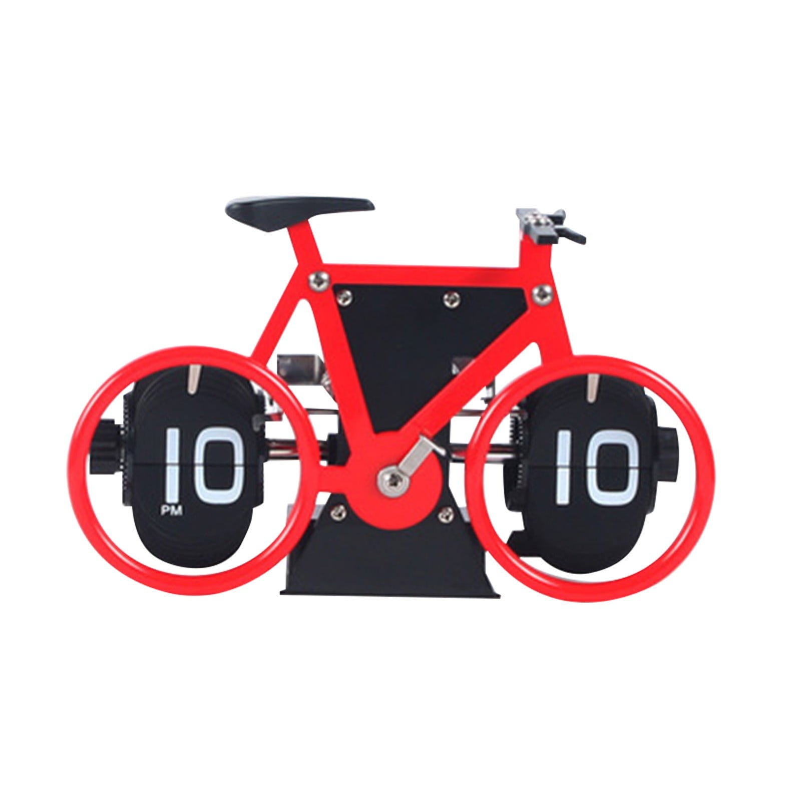 WEIXF And Wonderfully Carved Flip Clock Style Desktop Flip Clock Home ...