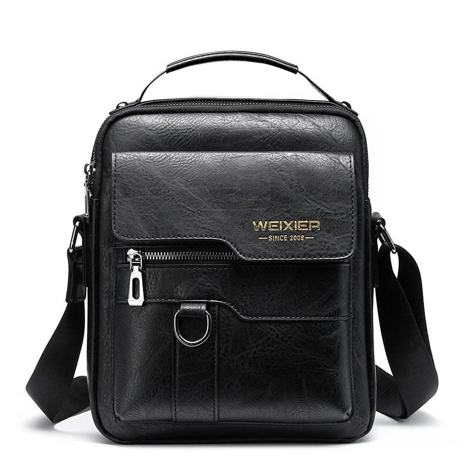 WEIXIER Men's Bag Cross-Body Bag Business Casual Vertical Type Travel ...