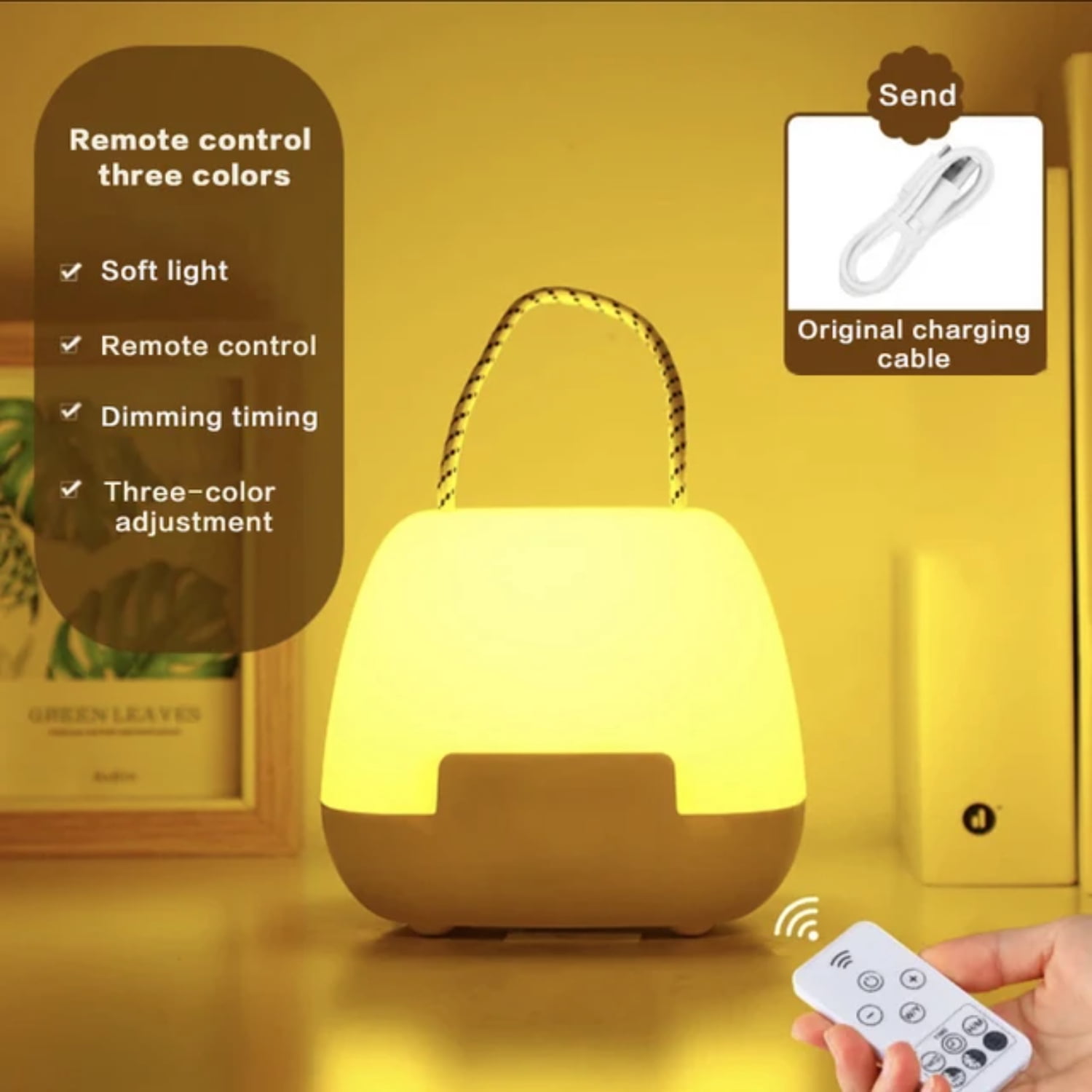 WEIYEYY 【Lamp】Sleeping light Smart remote control night light Bedroom ...