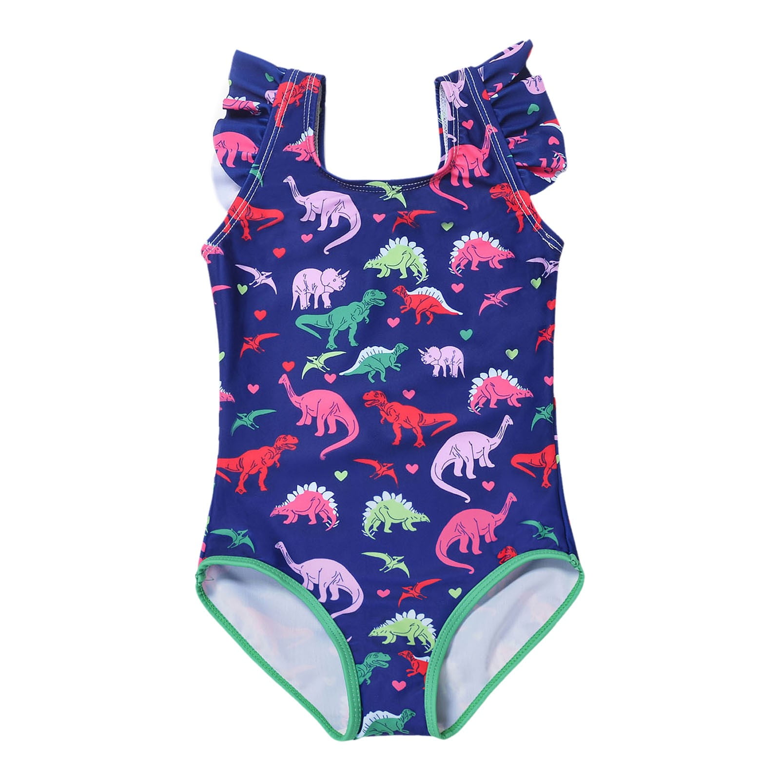 WEIYLL Girls One Piece Swimsuits Toddler Kids Beach Baby Girl Triangle ...