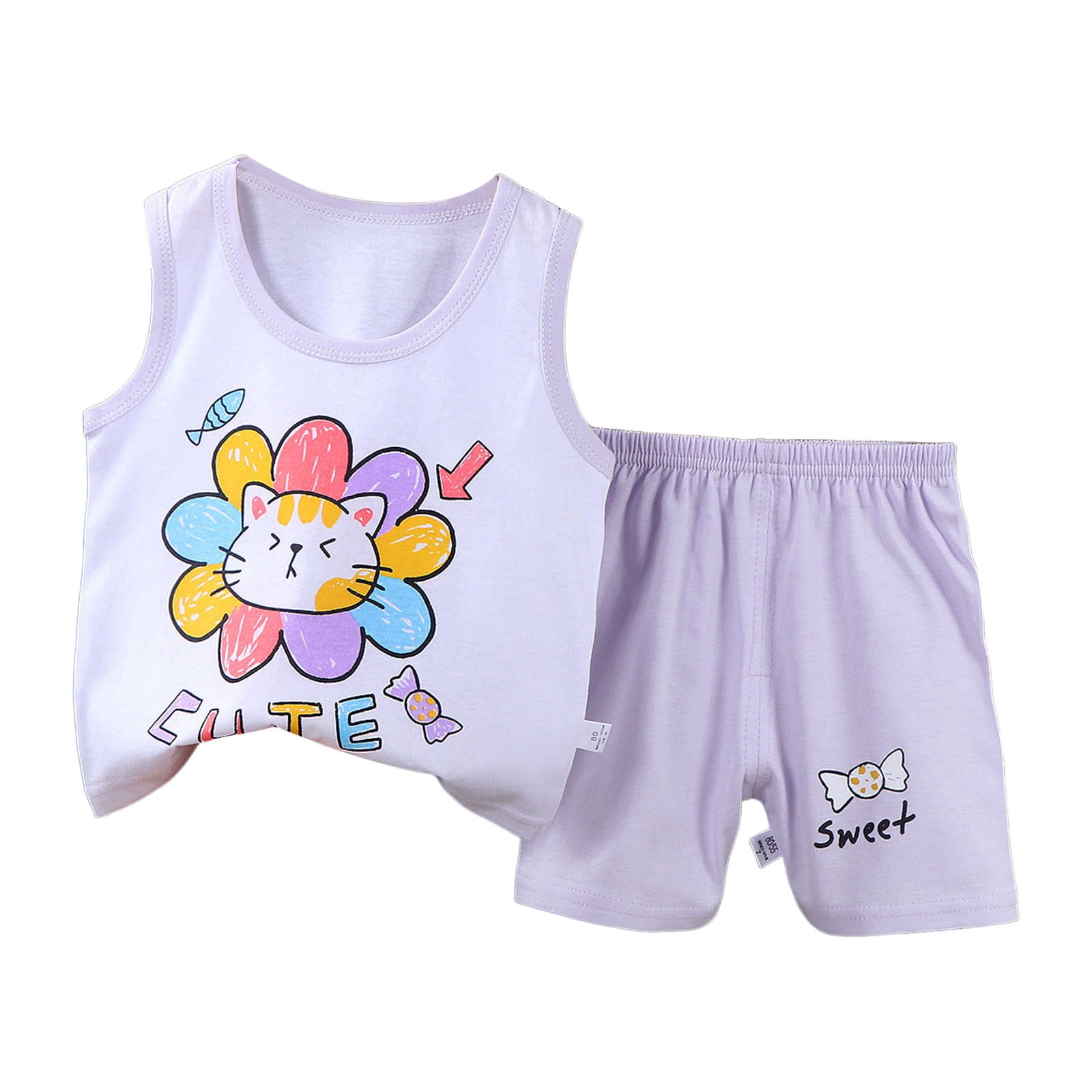 WEIYLL Outfits For Boys 2025 Summer Athletic Play Breathable Sleeveless ...