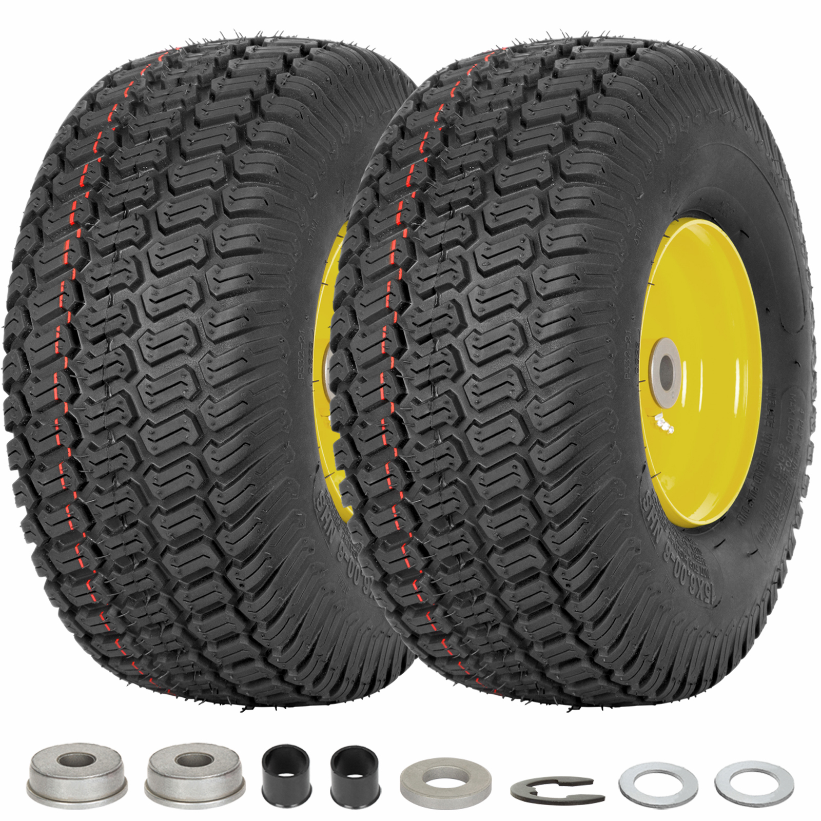 Loadstar Bias Tire and Wheel (Rim) Assembly 480/400-8 4 Hole - Walmart.com
