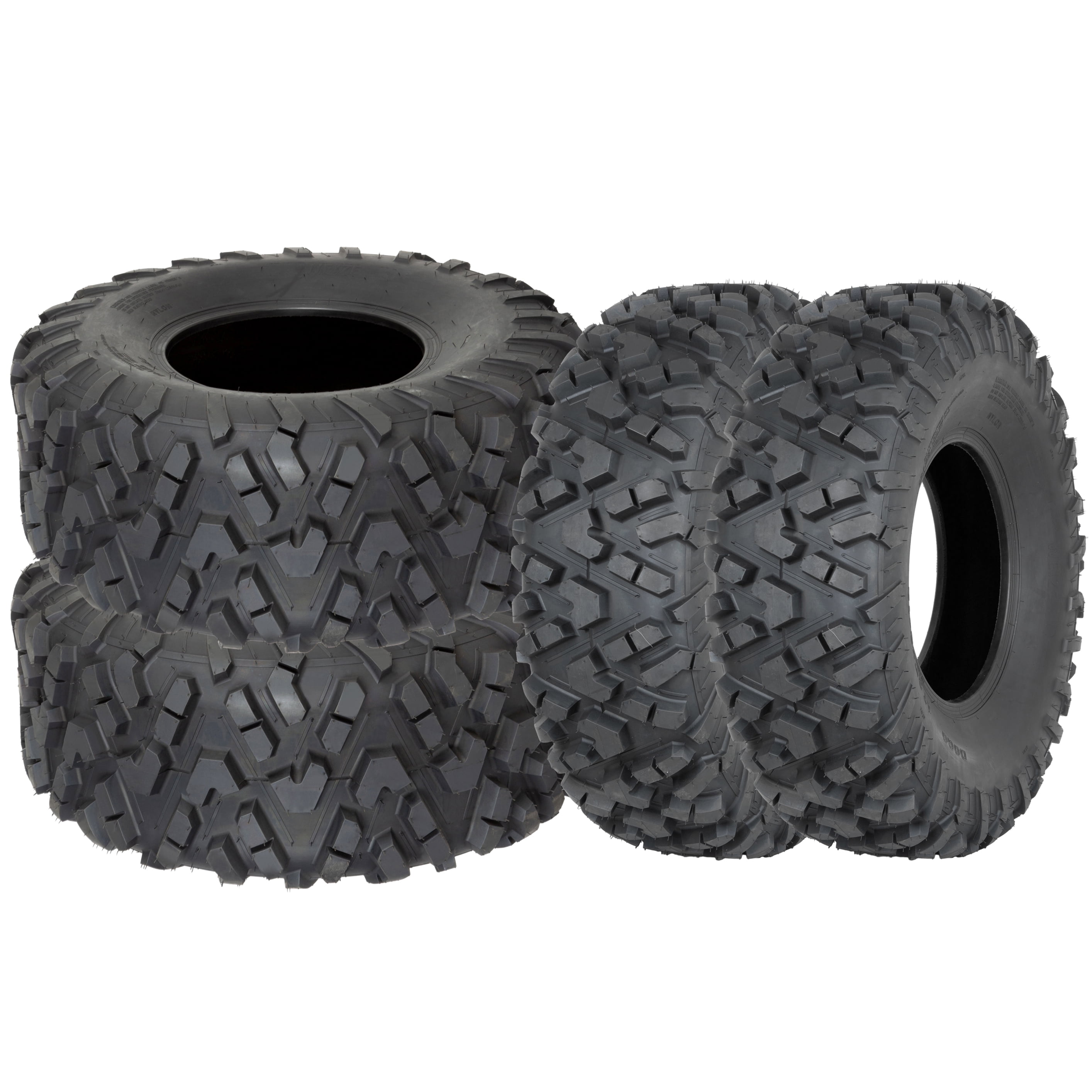 WEIZE All-Terrain ATV Tires 27x9-12 Front & 27x11-12 Rear UTV, 6 PR ...