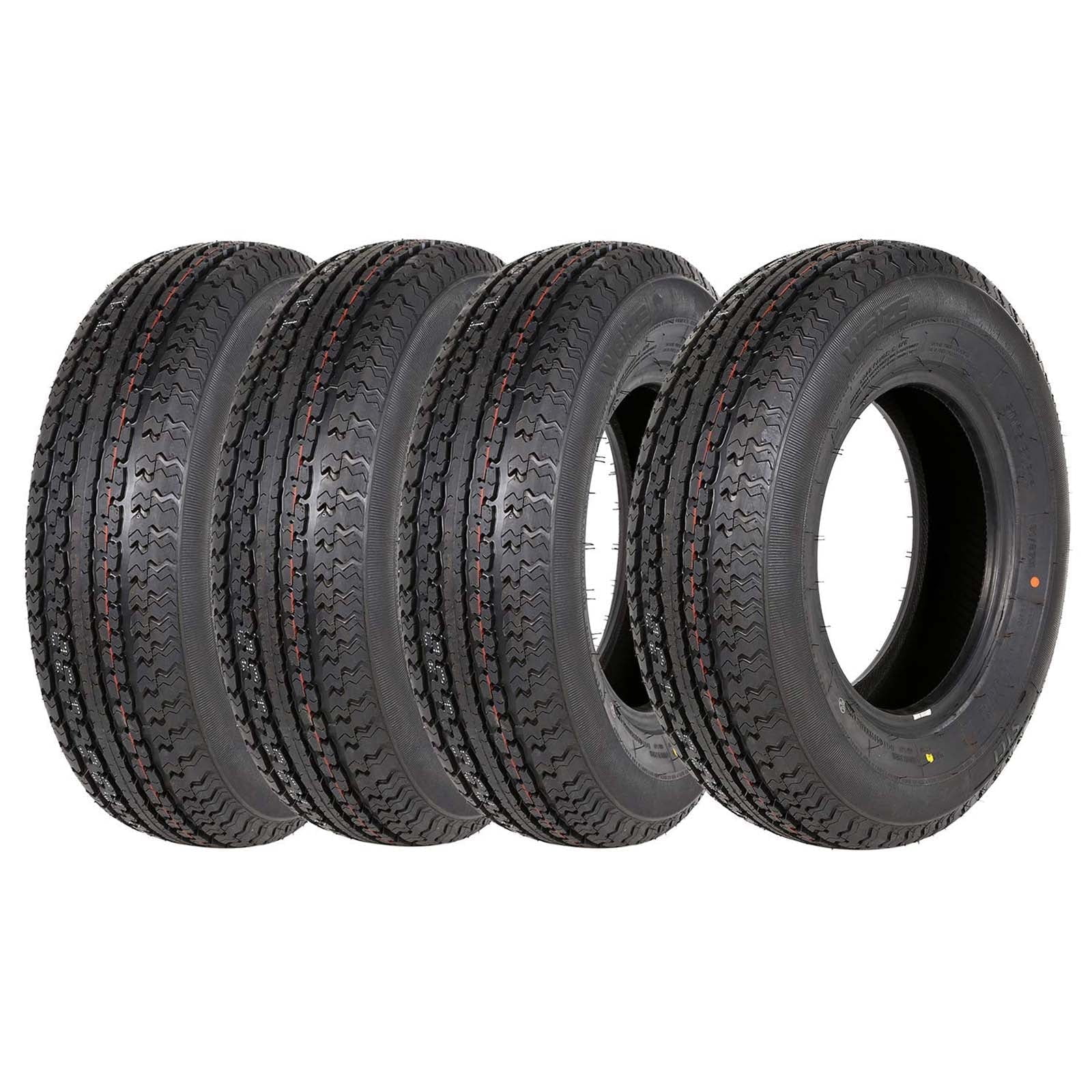 WEIZE ST175/80R13 Radial trailer tire, ST175/80-13 175 80R13, 6 Ply ...