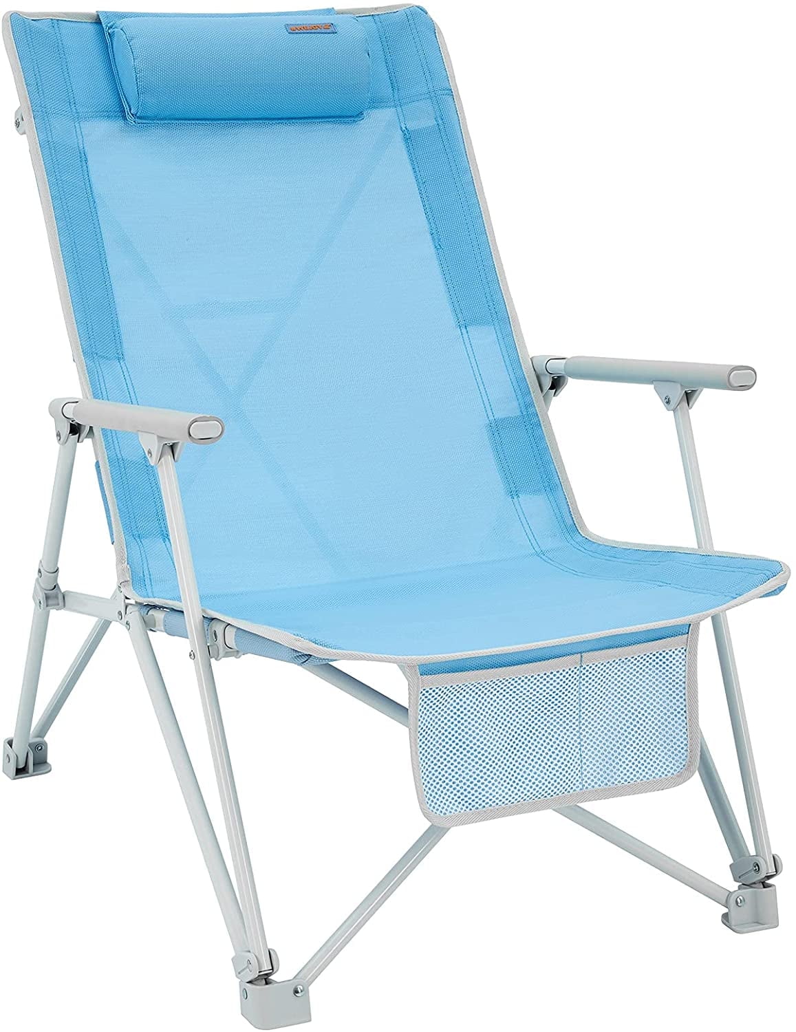 #WEJOY High Back Folding Beach Chair, Oversized Heavy Duty with High ...