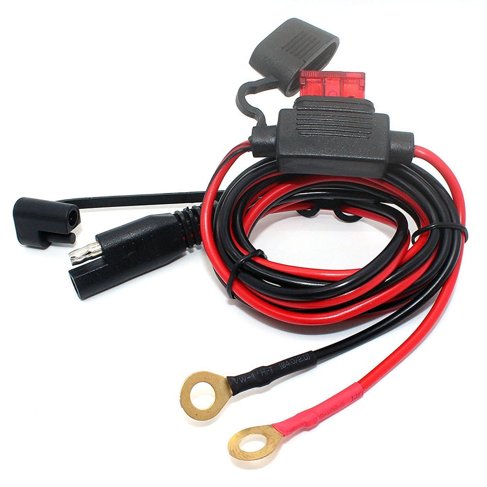 WEKADRIN 1Pack SAE to USB Cable Adapter for Motorcycle Use with Heat ...