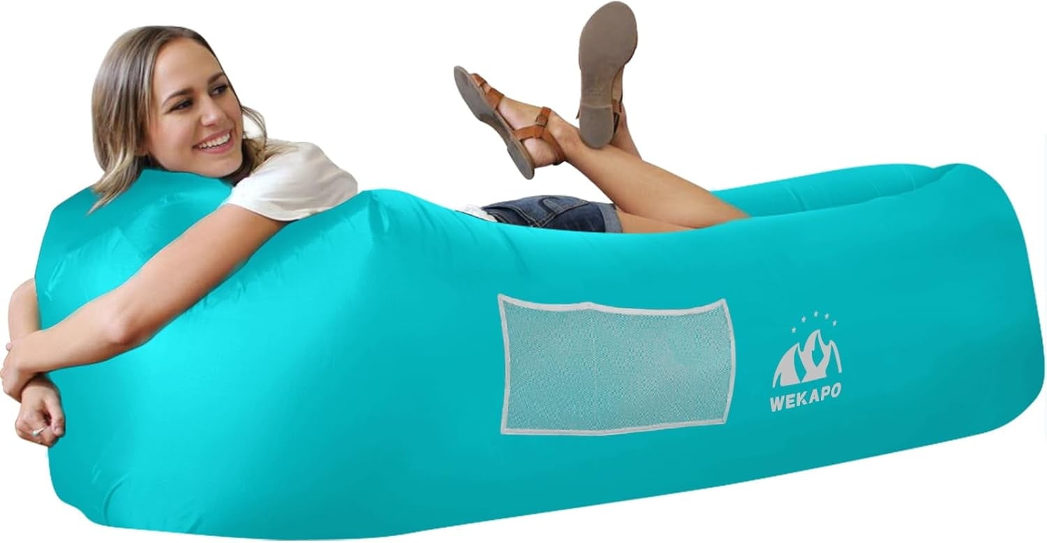 WEKAPO Inflatable Lounger Air Sofa Hammock-Portable,Water Proof& Anti-Air Leaking Design-Ideal ...
