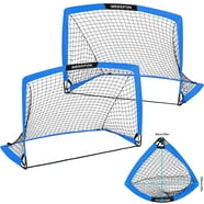 Sports Kids Mini Soccer Goal Set - Backyard/Indoor Mini Net- Portable ...