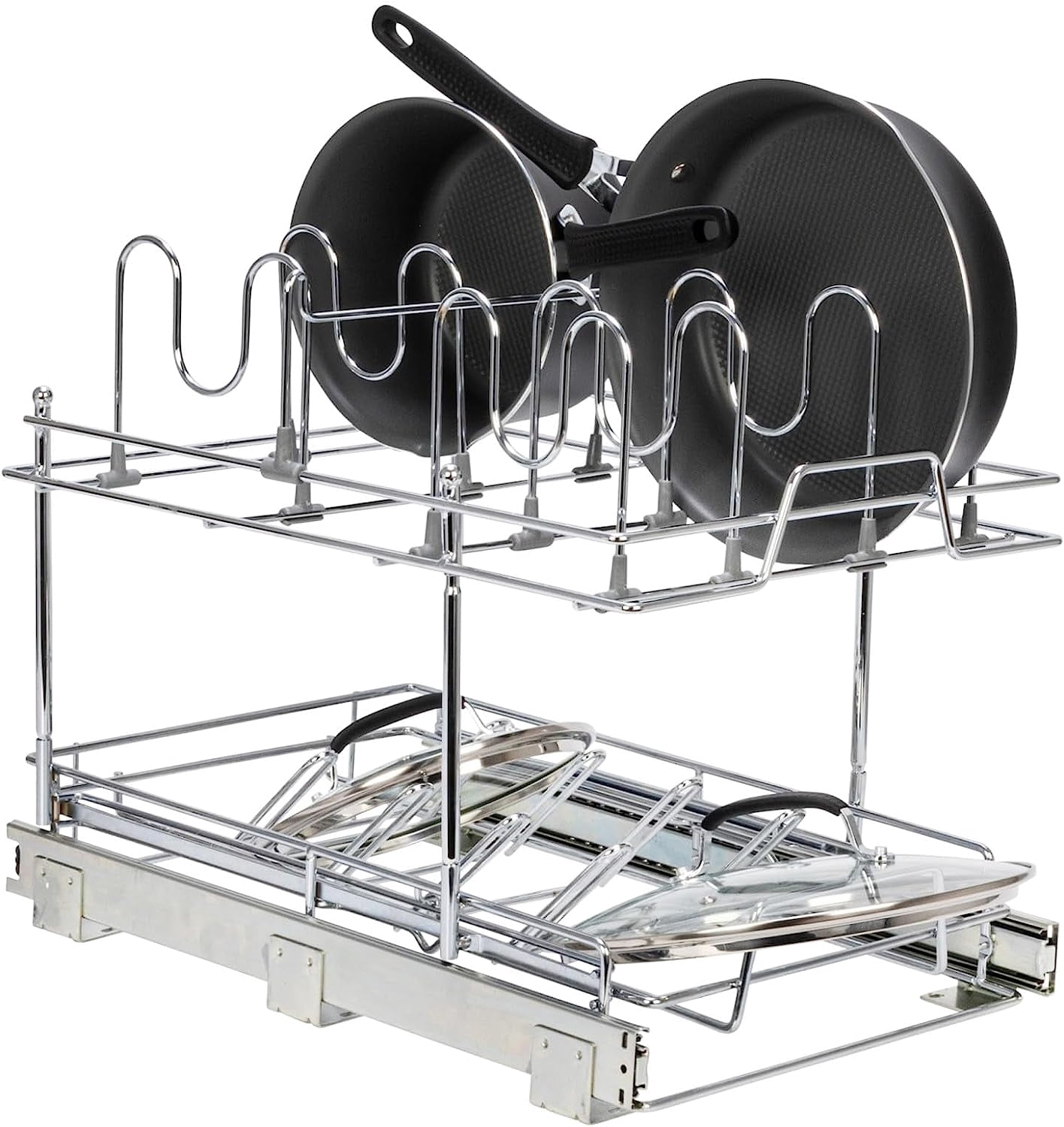 WELAKI Glidez Multipurpose Chrome-Plated Steel Pull-Out/Slide-Out ...