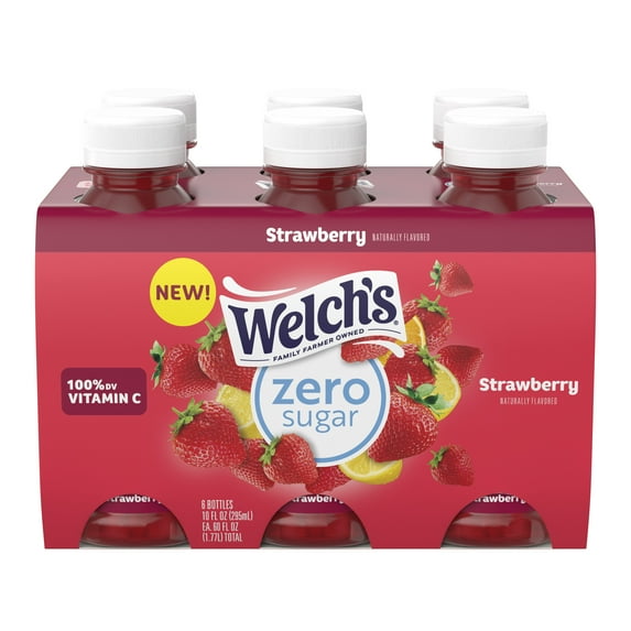 Welch's Strawberry Drink 10 fl oz with Vitamin C - Walmart.com