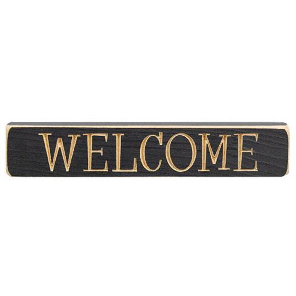 WELCOME Engraved Block 9" - Walmart.com