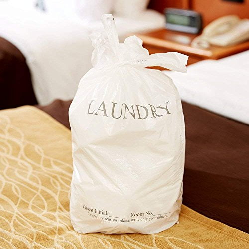 WELCOME Laundry Bags Hospitality - 14 X 24 Hotel Laundry Bags - Tear ...