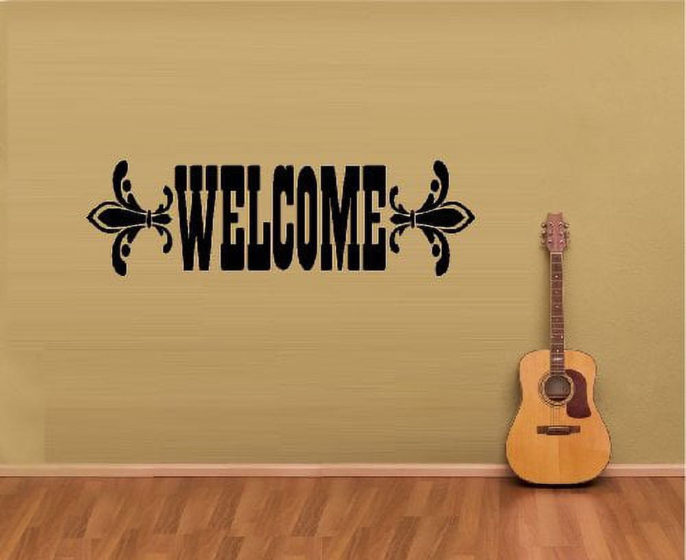 WELCOME: WESTERN STYLE ~ WALL DECAL 8" X 27" - Walmart.com