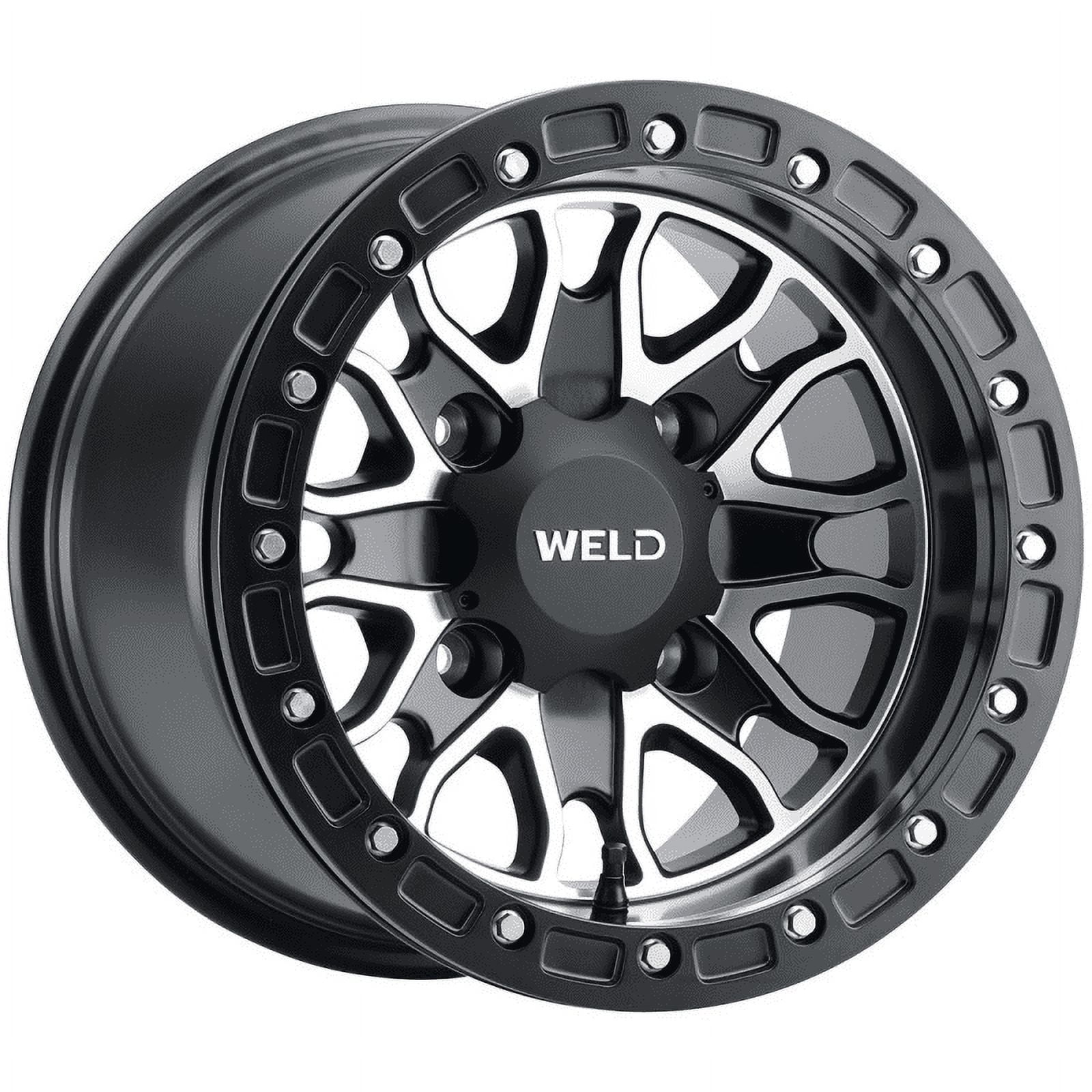 WELD UTV Raptor UTV U501 15X8 4X156 Offset 44 Satin Black Milled ...