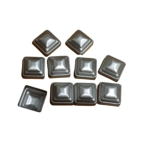 WELDANDFABSHOP 1 1/2" Pressed Steel Post Cap - Square Pressed Steel ...