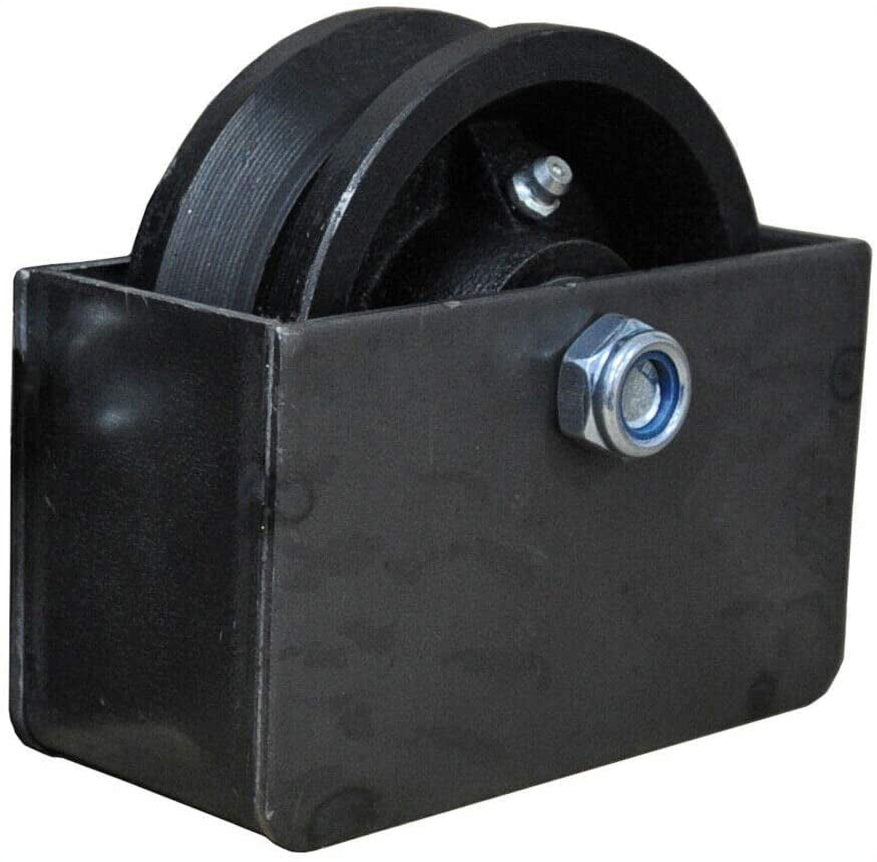 WELDANDFABSHOP 4" V Groove Sliding Gate Cast Iron Roller Wheel Axle ...