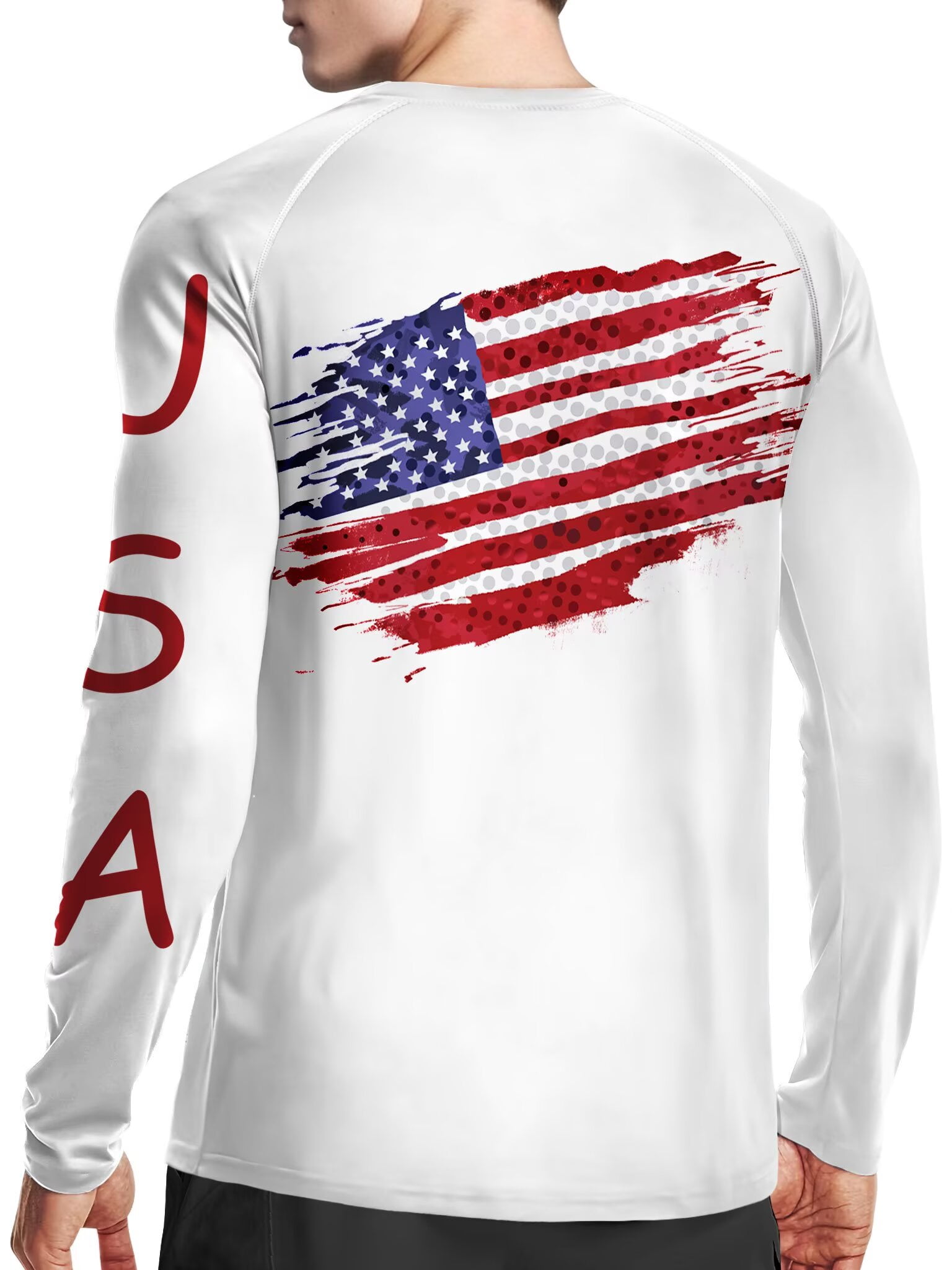 WELIGU Men's UPF 50+ Sun Protection Shirt Long Sleeve SPF Fishing ...