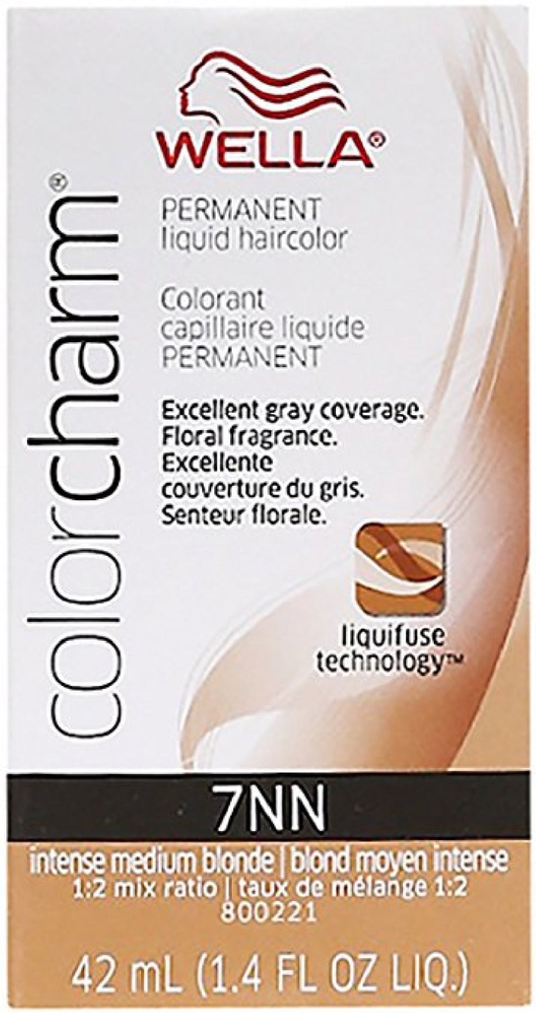WELLA COLOR CHARM, HAIR COLOR Permanent Intense Medium Blonde Liquid ...