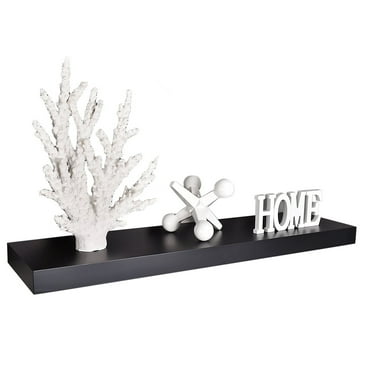 Welland Traditional 36" Wood Floating Shelf Set - Walmart.com