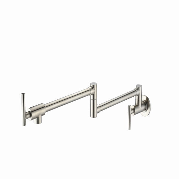 WELLFOR Pot Filler Faucet W/360 Degree Rotatable, Home Commercial Wall ...