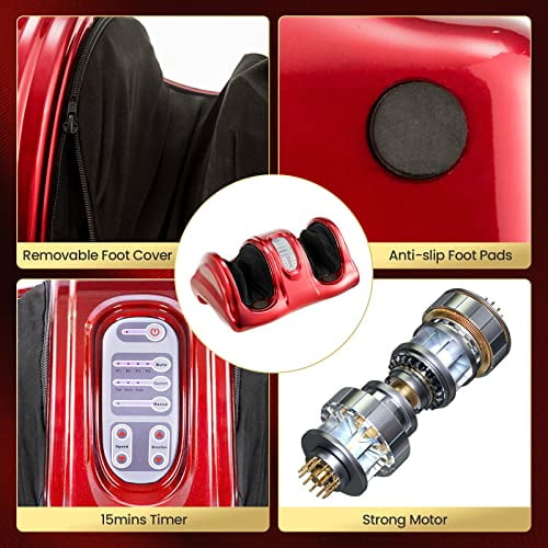 WELLHUT Foot Massager Machine Shiatsu Foot and Calf Massager for Ankle ...