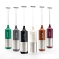 WELLMALL Milk Frother Handheld Battery Operated, Waterproof Electric ...