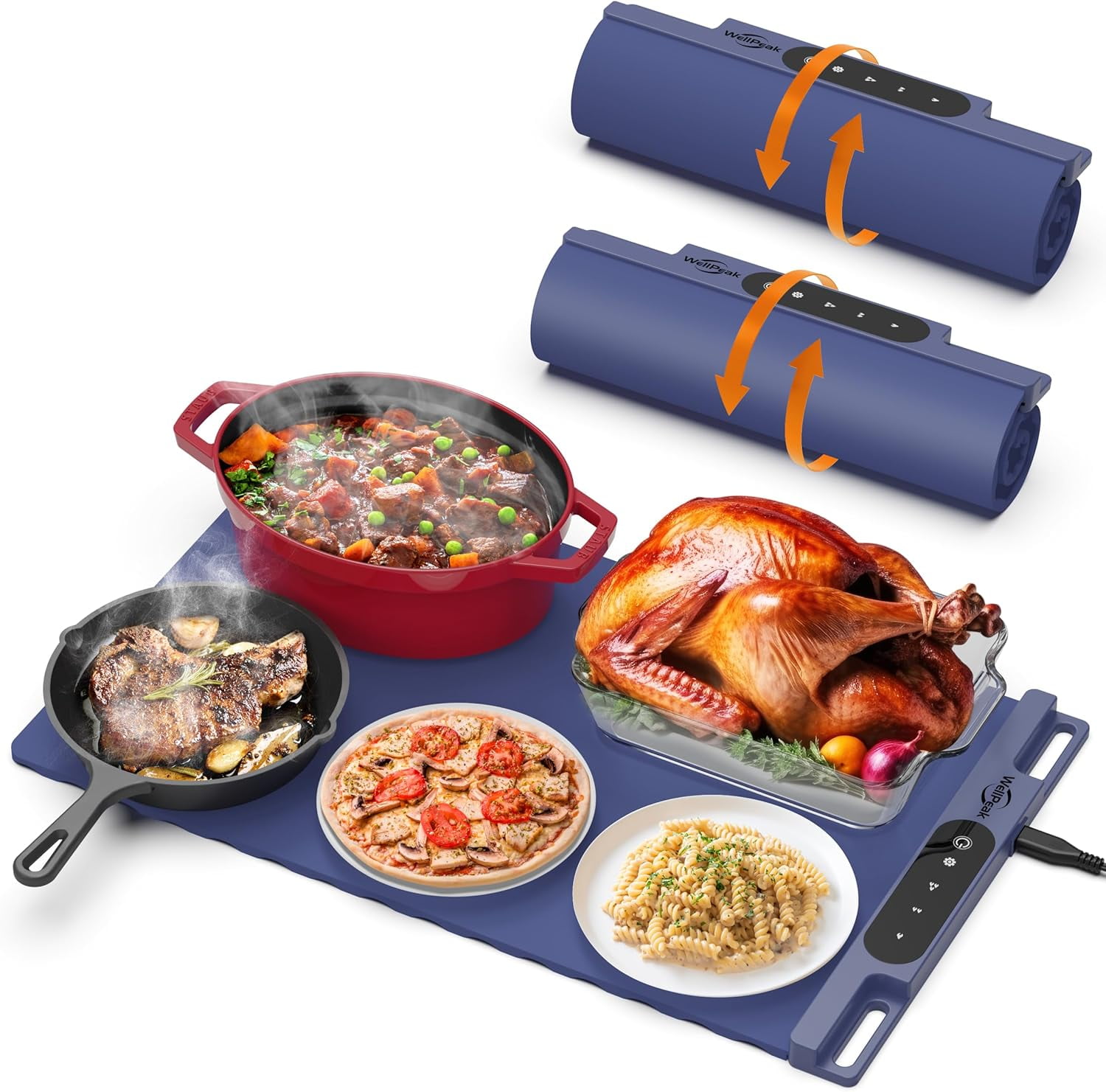 WELLPEAK Food Warming Mat, Electric Warming Trays for Home Buffet Party ...