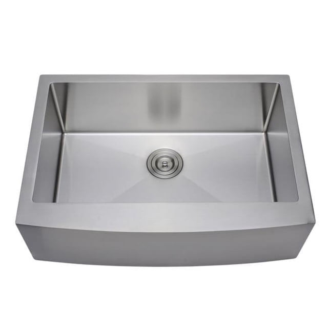 Wells Sinkware NCU3021-10-AAP 30 in. Handcrafted 16 Gauge Arched Apron ...