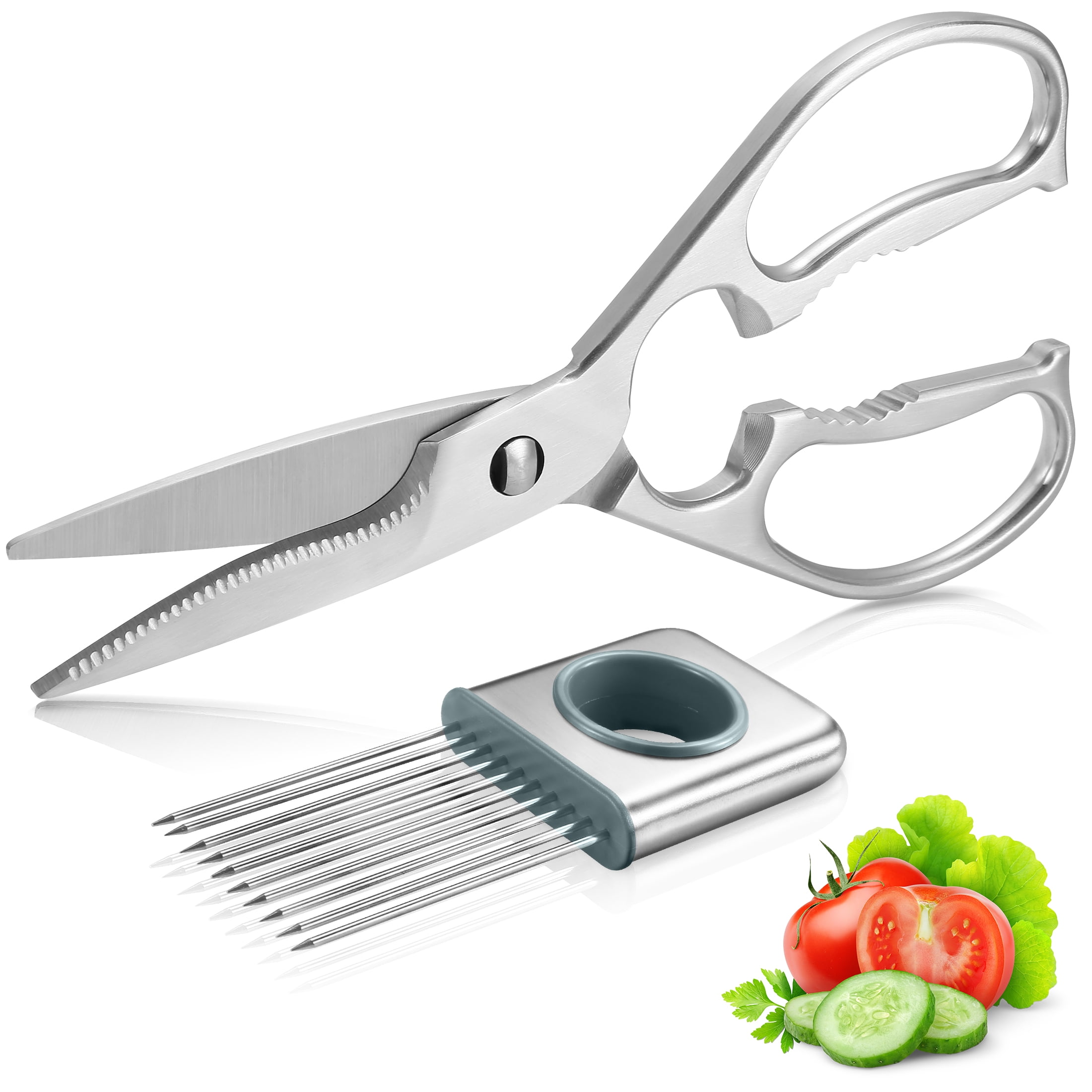 WELLSTAR Heavy Duty Scissors Shears with German Stainless Steel Blade ...