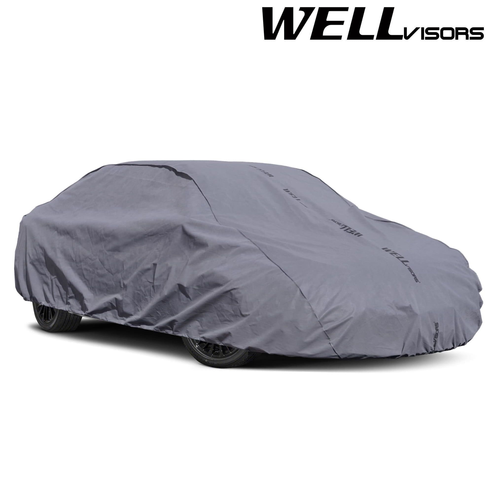 WELLvisors All Weather Indoor Outdoor UV Proof Car Cover 3-6891001SN ...
