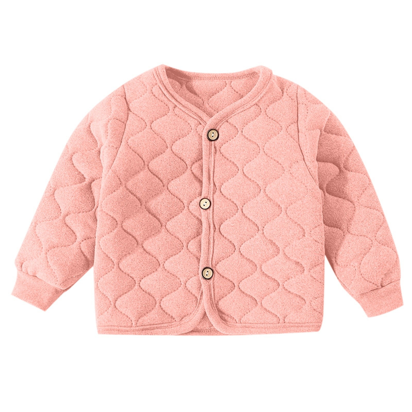 WELOIJEVBE Kids Coat Children's Autumn and Winter Warm Inner Padded ...