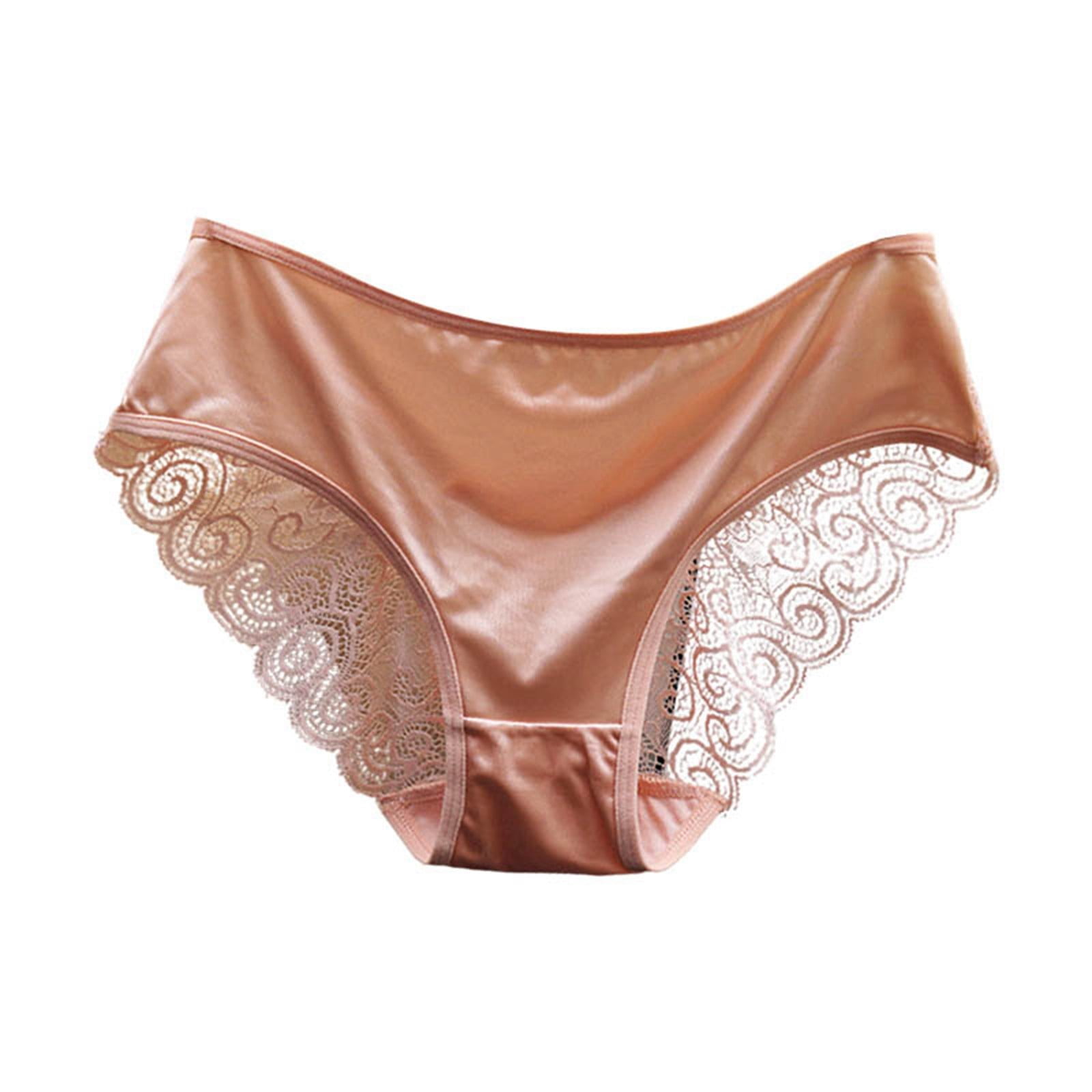 WELOIJEVBE Sexy Satin Lace Panties Mesh Transparent Underpants Sensual ...