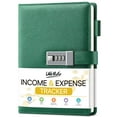 WEMATE Income & Expense Accounting Ledger Book, 8.6"x5.8", Green - Walmart.com