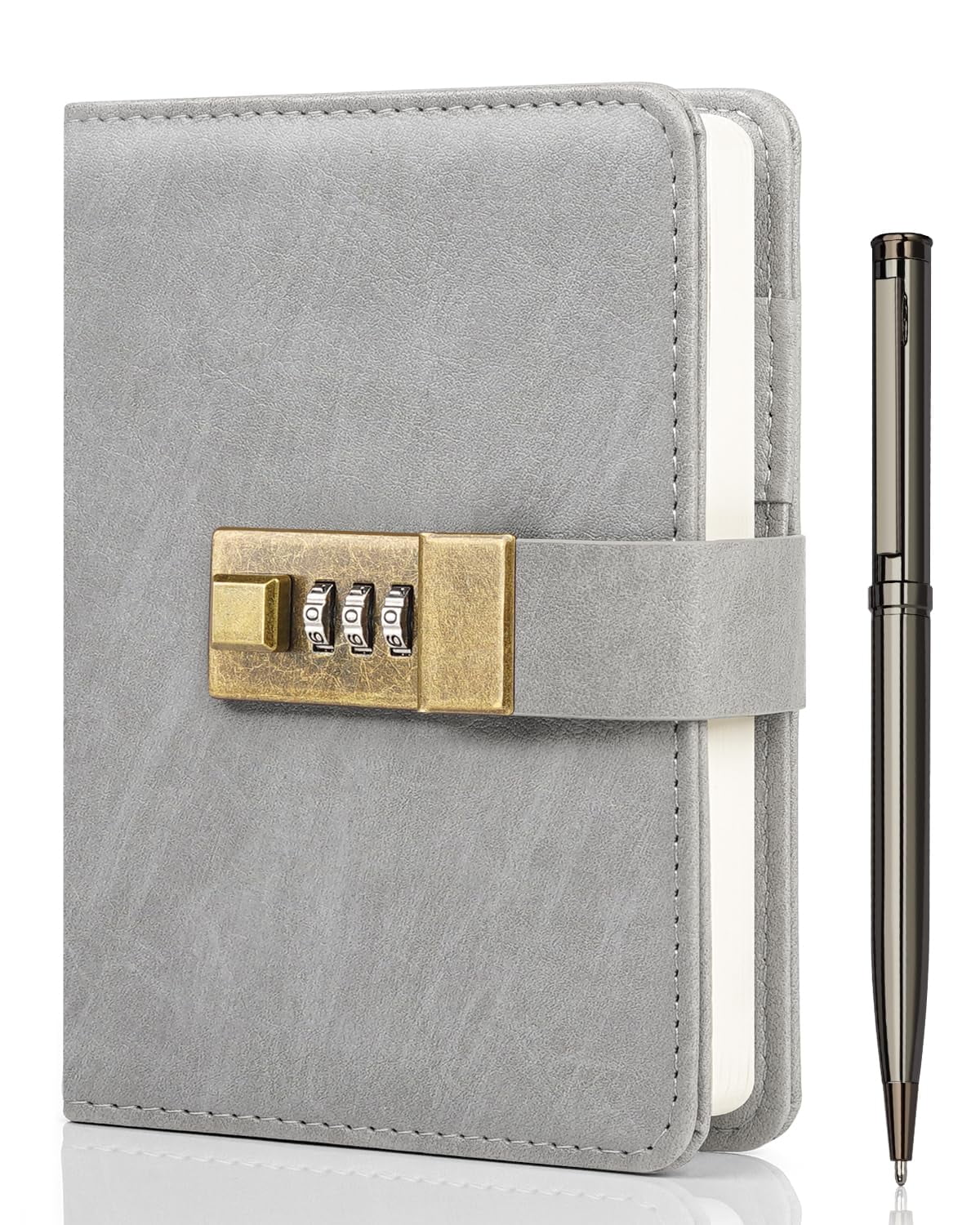 WEMATE Journal with Lock, Diary with Lock, Password Notebook, Pen ...