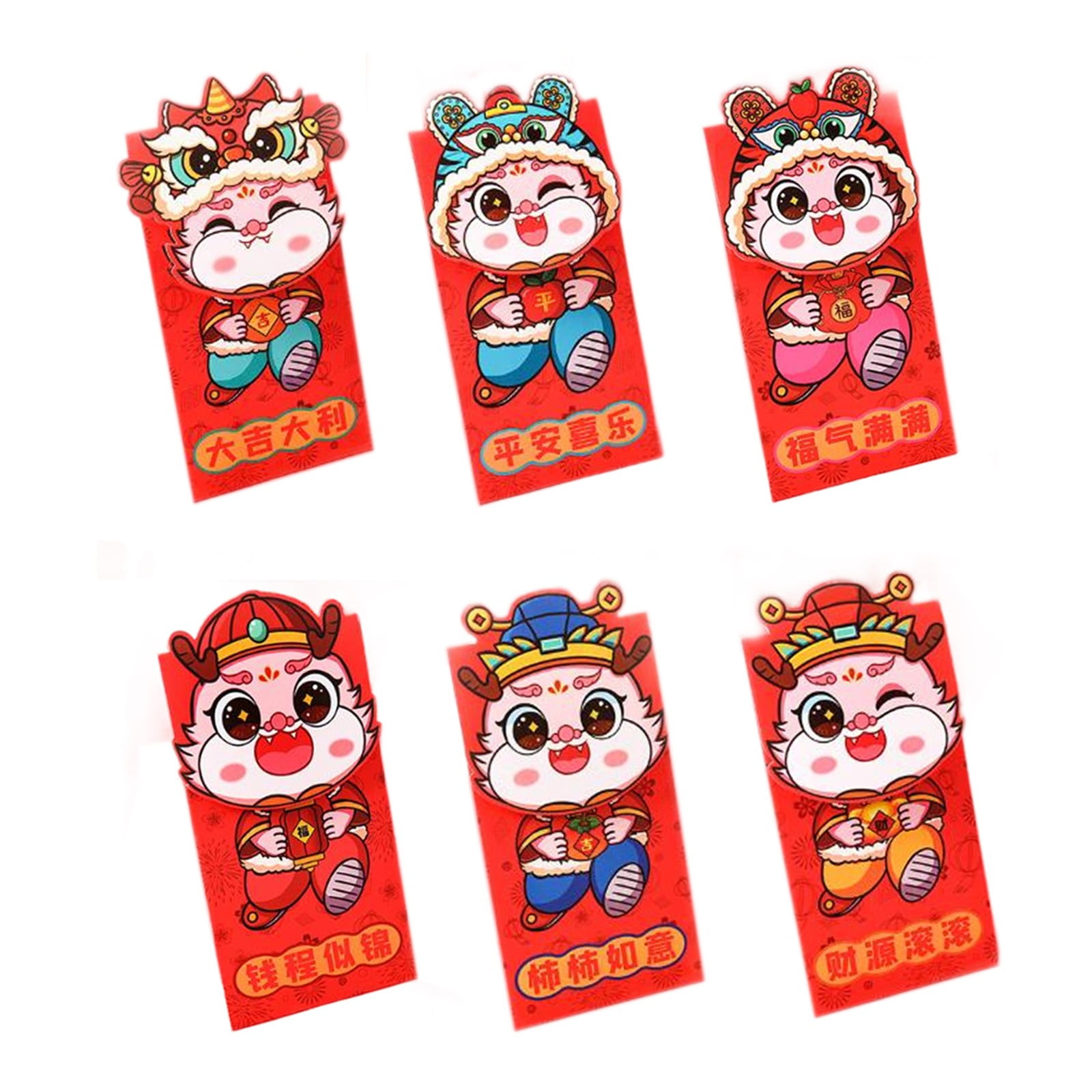 Wemdbd Chinese New Year Red Envelopes 2024 Dragon Cute Lunar New Year