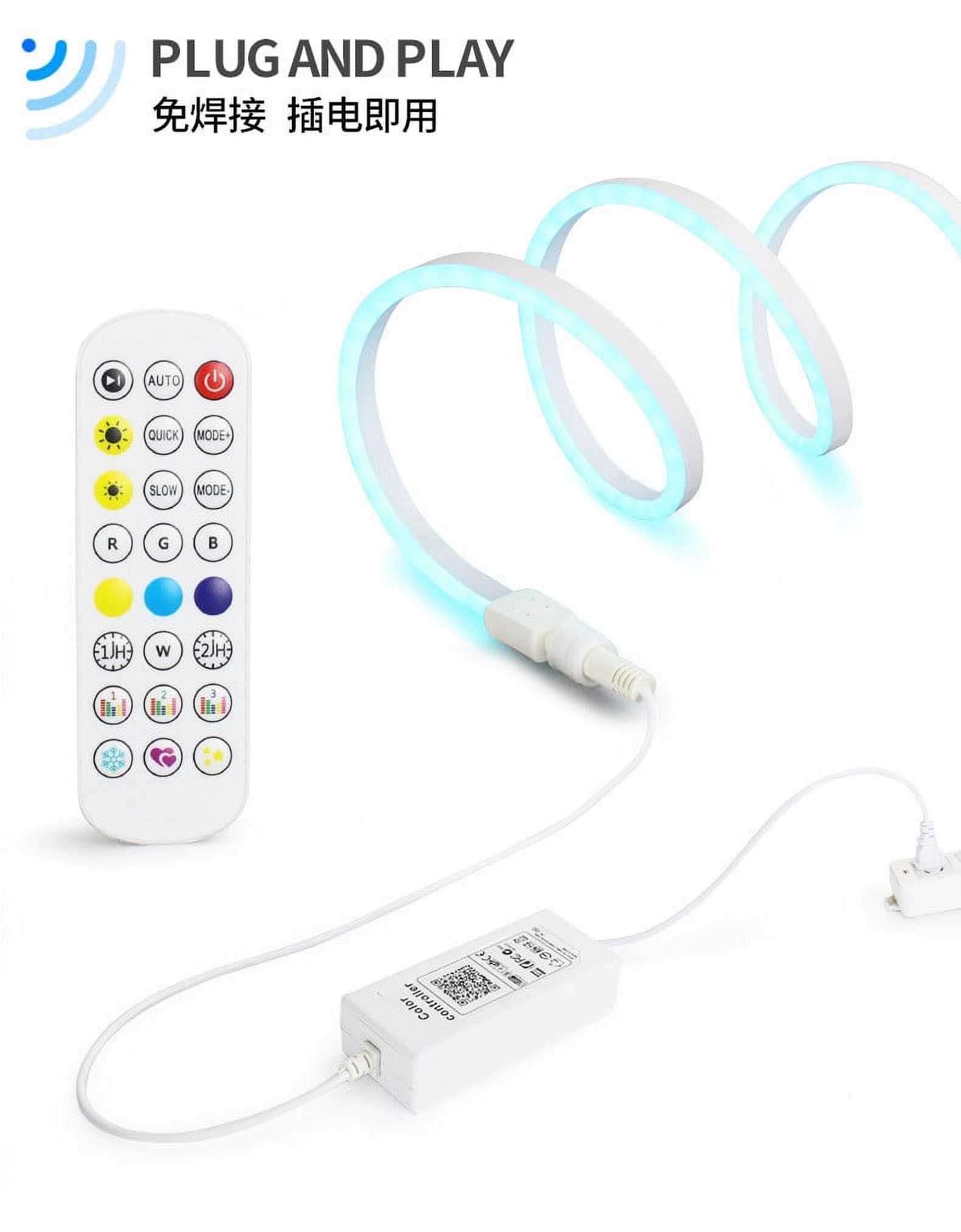 Color Changing LED Strips App/Remote Control Rainbows Tape Lights Music ...