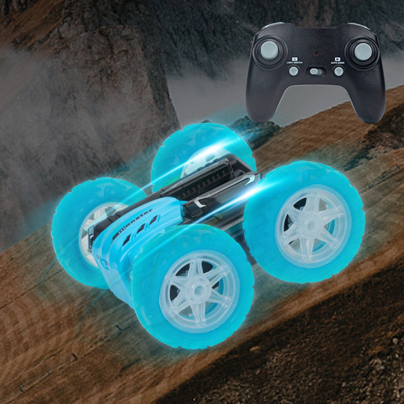 WEMDBD High Speed Car Dazzling Confession Rolling And Drifting Remote ...