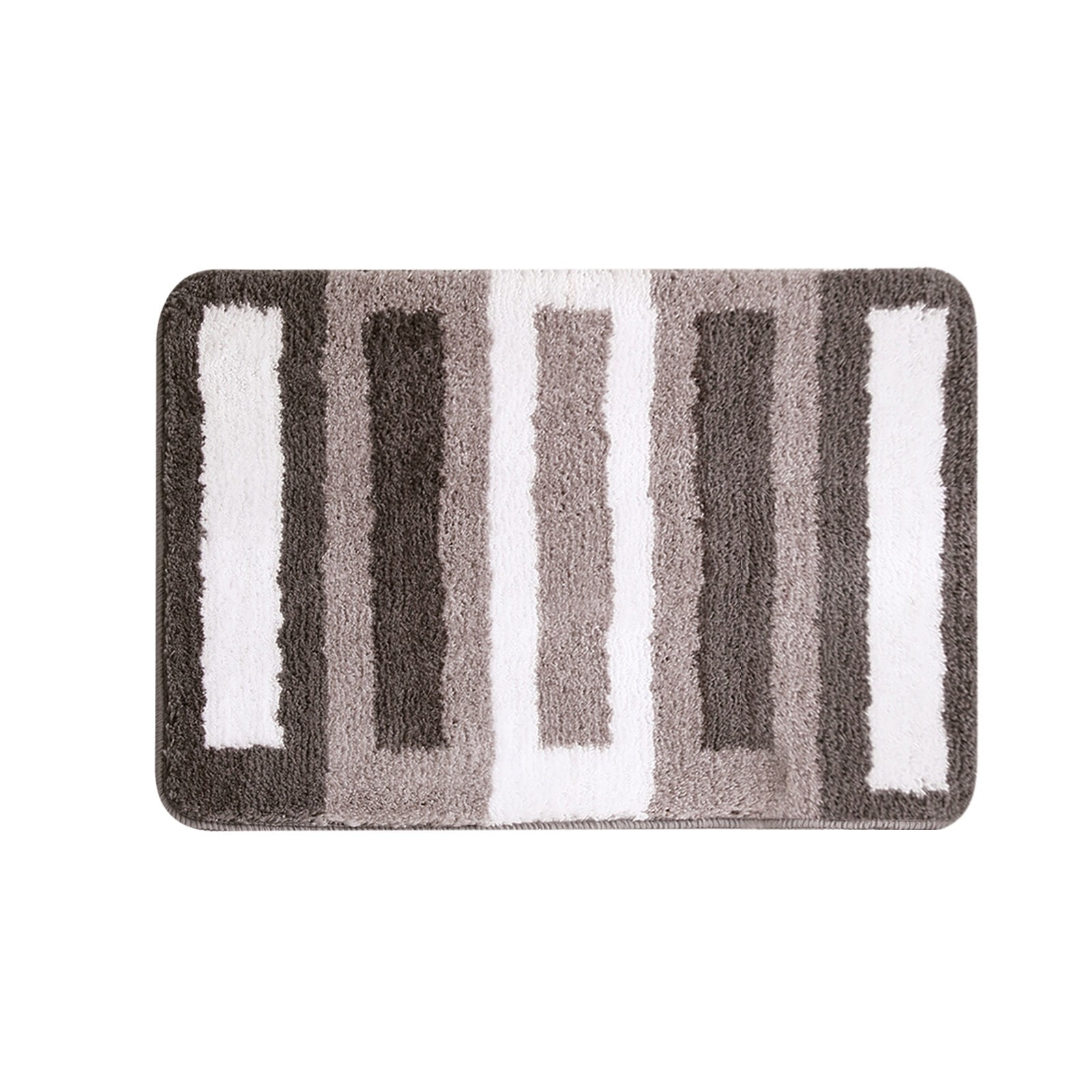 Sale Clearance WEMDBD Microfiber Striped Bathroom Rugs Bath Mat Extra ...