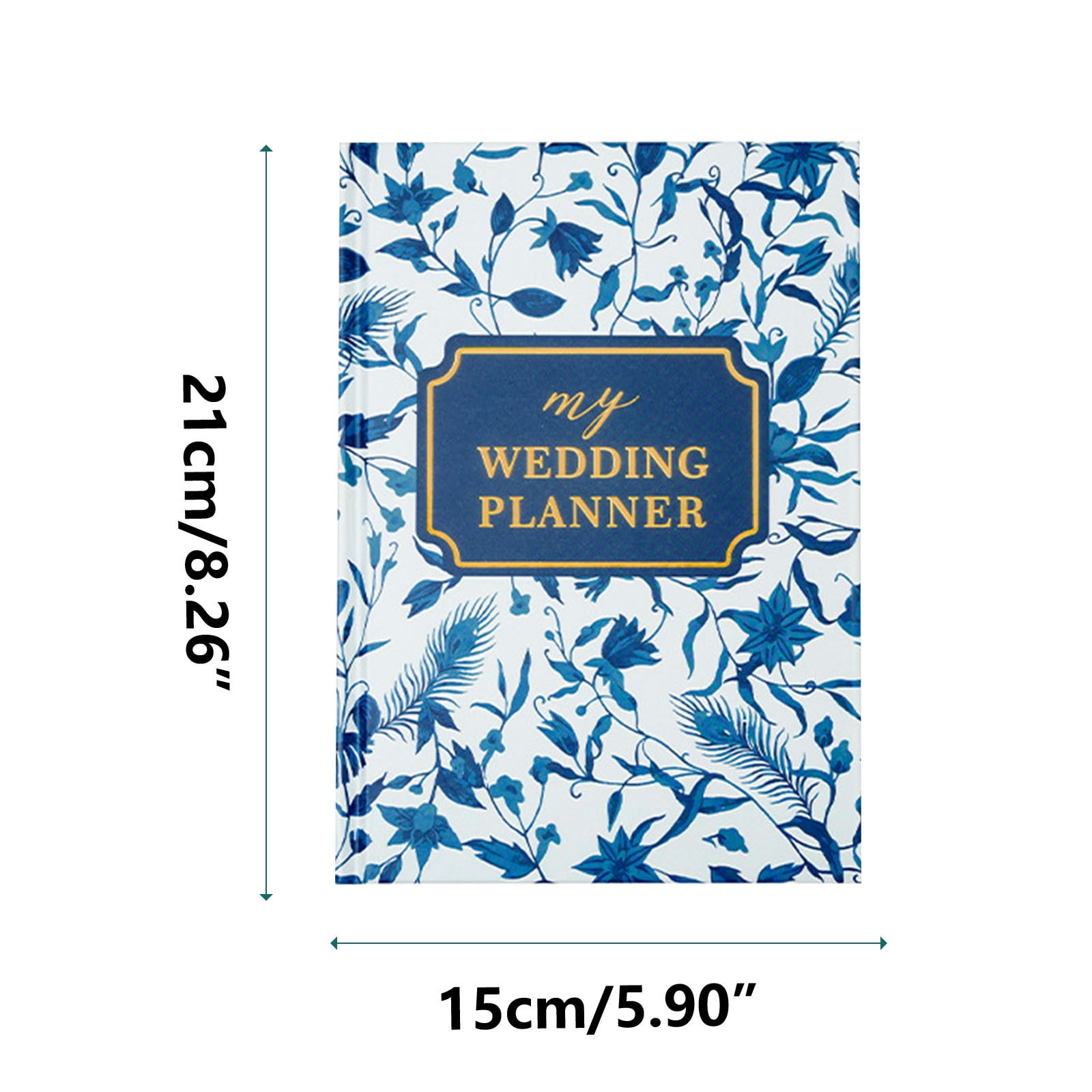 WEMDBD Wedding Plan Book Wedding Plan Book Hardbound Gold Stamping A5 ...