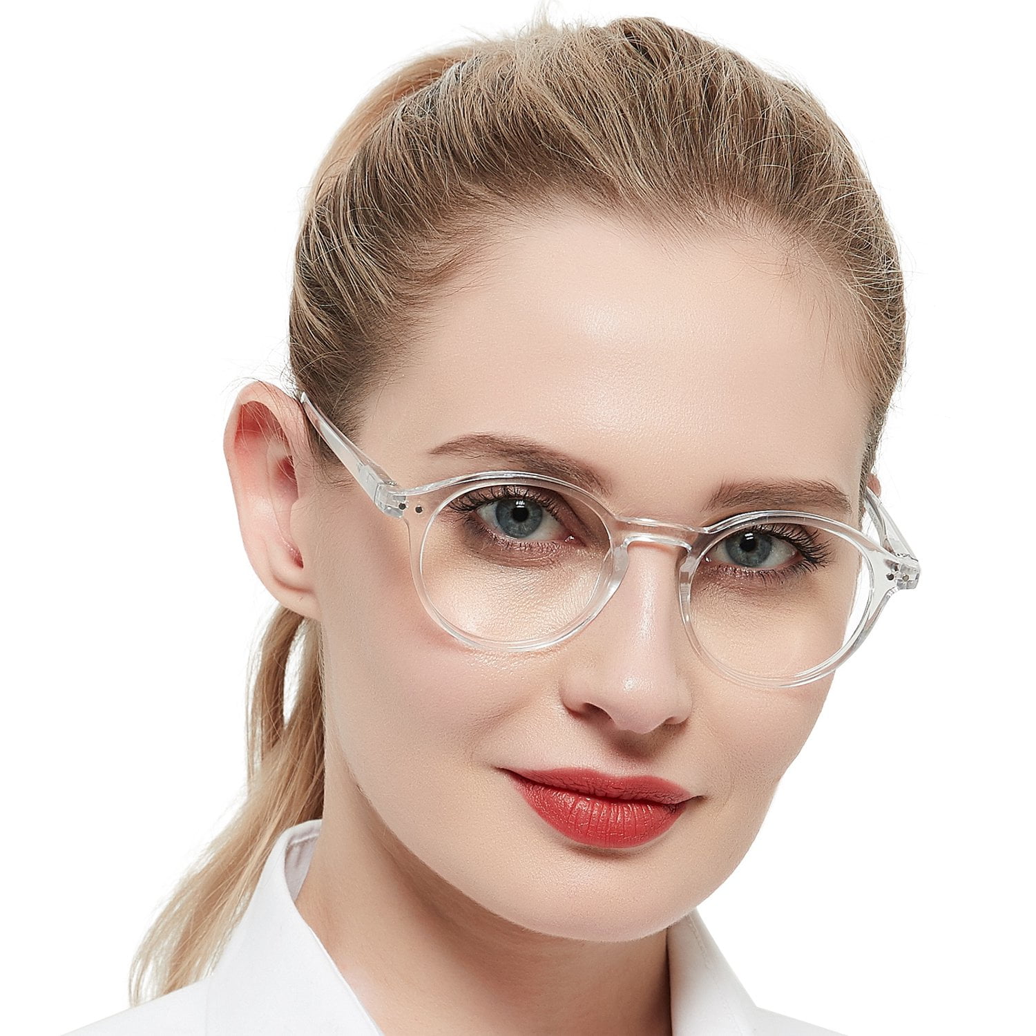 WEMOOTANTS Clear Reading Glasses 2.75 for Women Round Readers - Walmart.com
