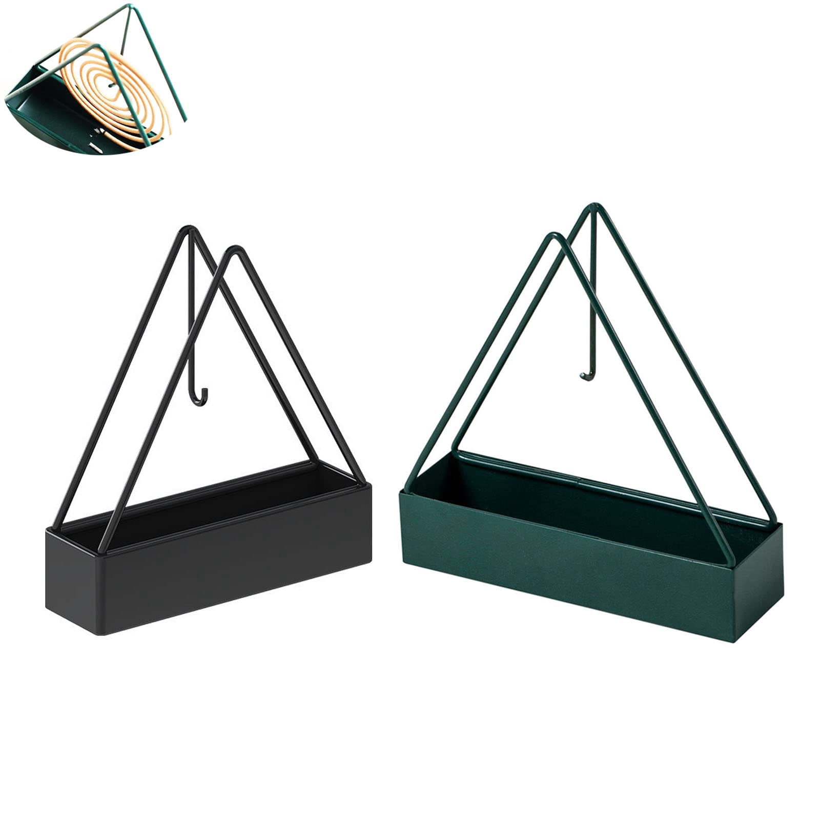 WEN 2-pack coil aromatherapy burner,mosquito coil holder,all-metal ...