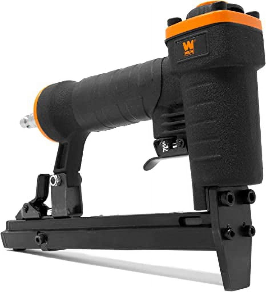 WEN 20-Gauge T50 Pneumatic Staple Gun 3/8-Inch Crown Stapler, 100 ...