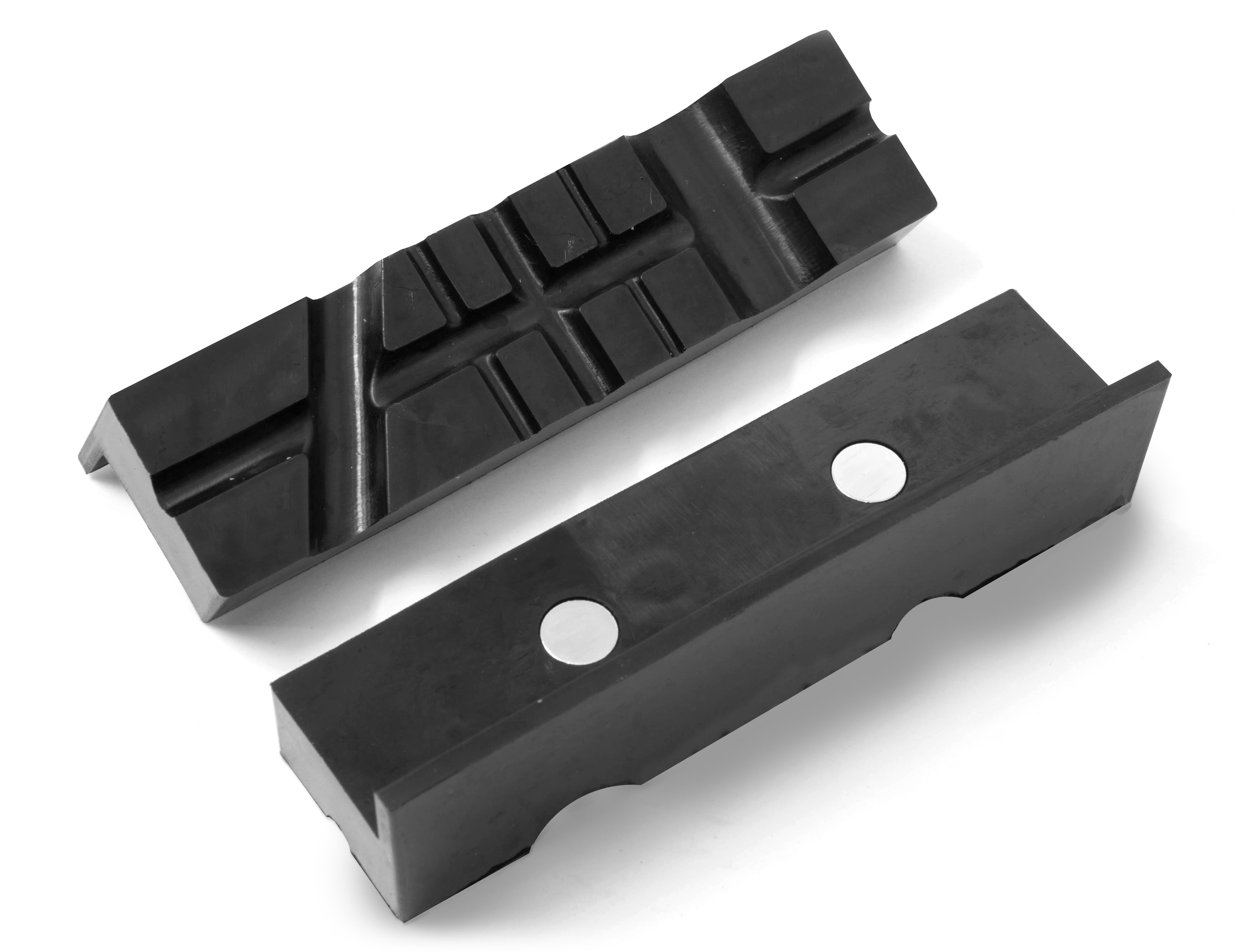 WEN 4.5-Inch Universal Soft-Grip Magnetic Vise Jaw Pads, Two Pack ...