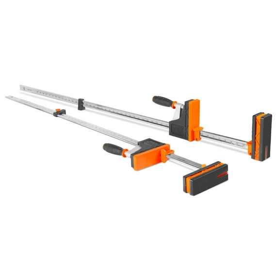 WEN 50-Inch 2000-Pound Parallel Jaw Clamp and Spreader Set, Two-Pack ...