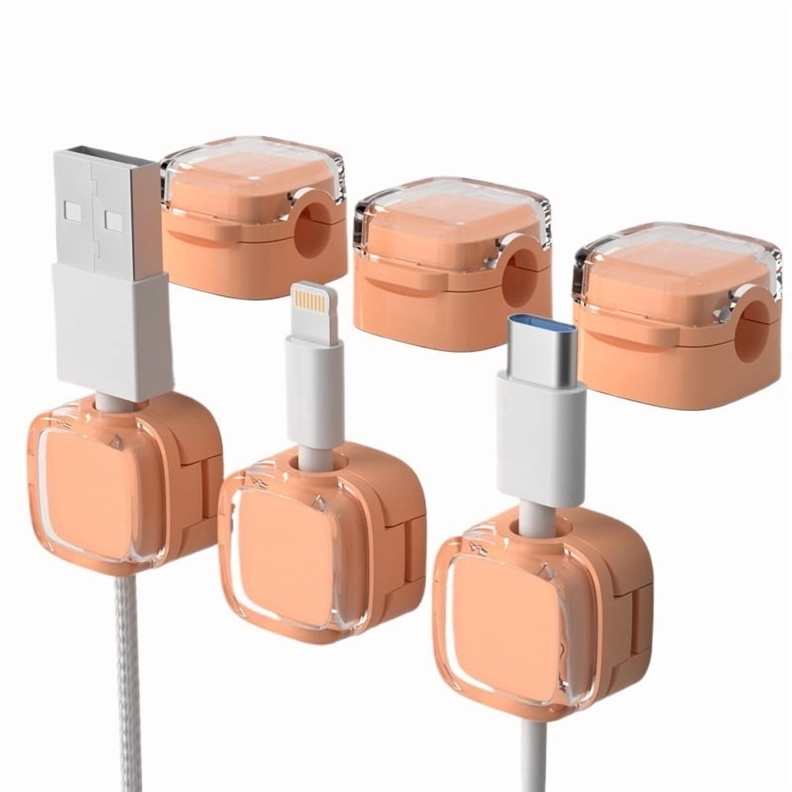 WEN 6-piece magnetic cable clamp, bedside table cable fixer, table ...