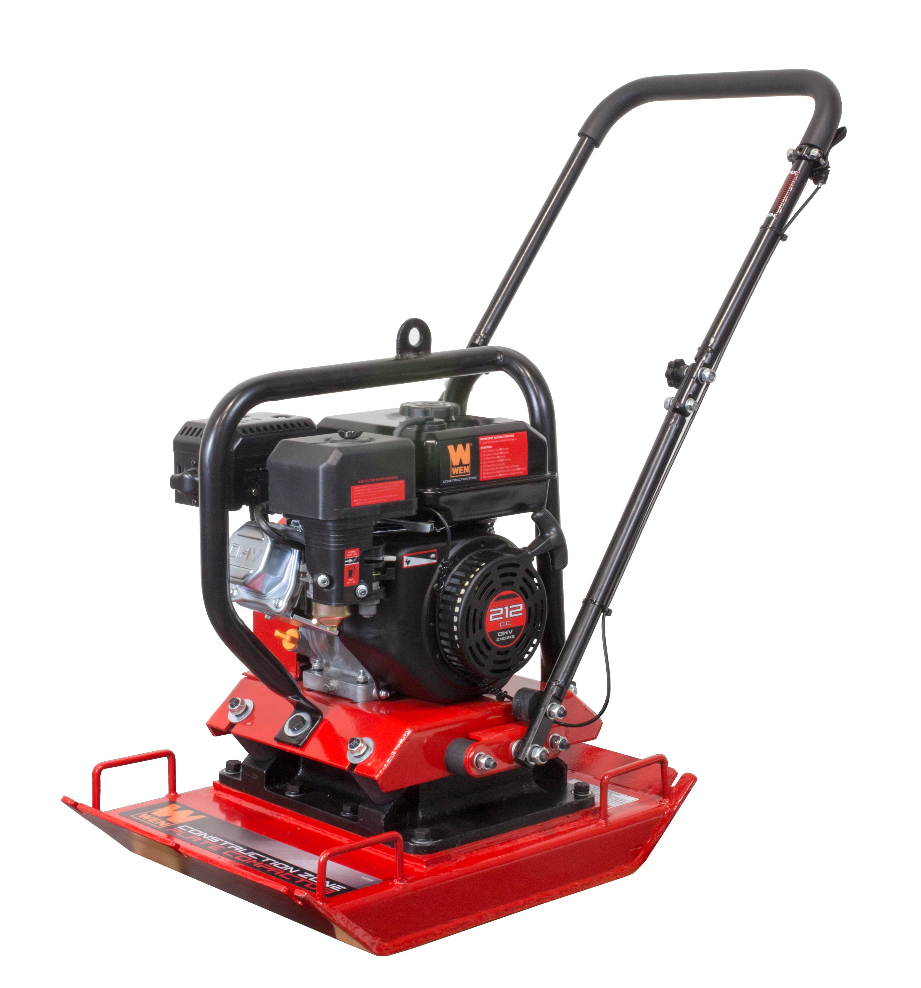 WEN 7 HP 4500-Pound Compaction Force Plate Compactor, CARB Compliant ...