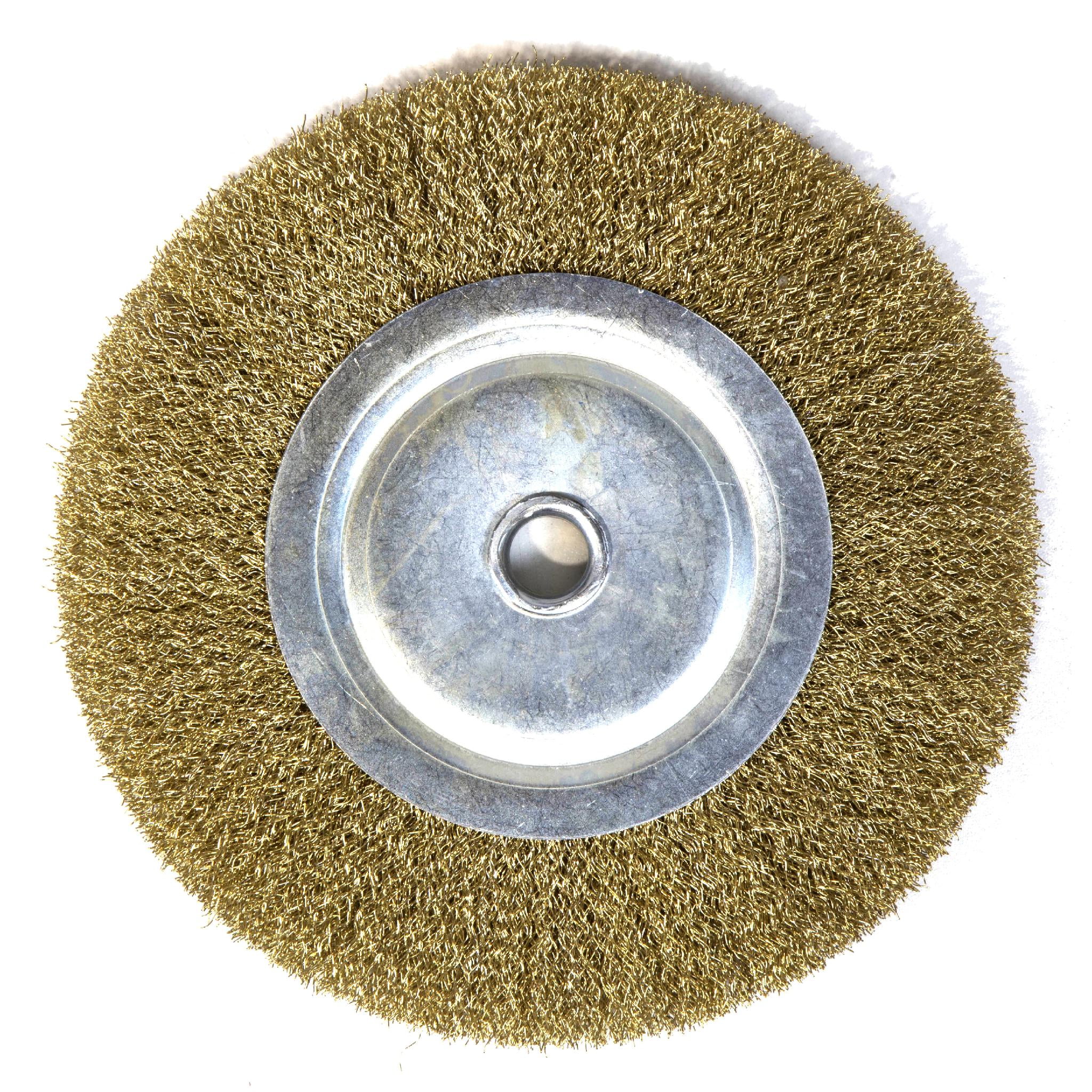WEN 8" Crimped Steel Bench Wire Wheel, 5/8" Arbor, .011" Wire - Walmart.com