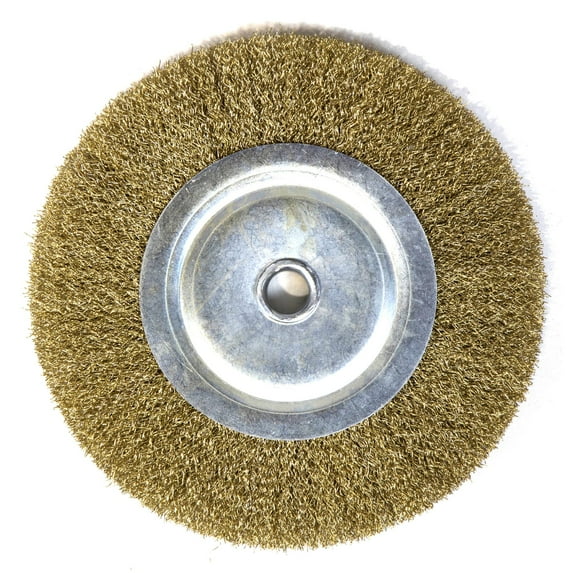 WEN 8" Crimped Steel Bench Wire Wheel, 5/8" Arbor, .011" Wire - Walmart.com